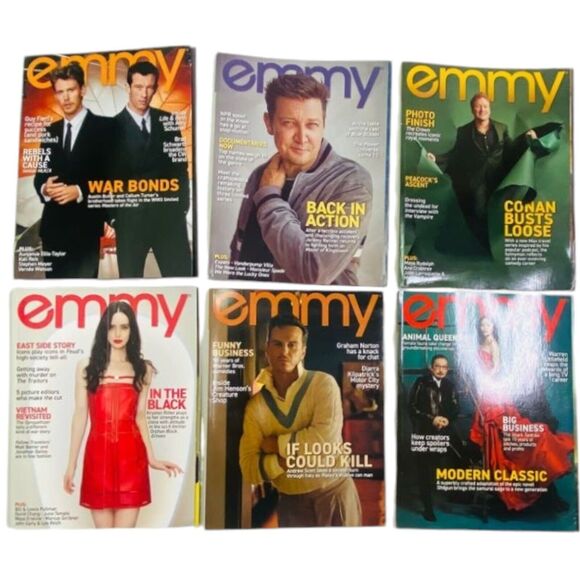 Other | Emmy Magazines Lot 224 Issues Jeremy Connan Krysten Andrew ...